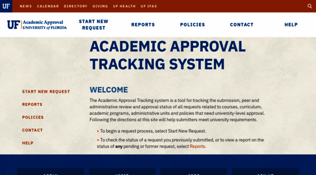 approval.ufl.edu - Academic Approval Tracking - U... - Approval Ufl