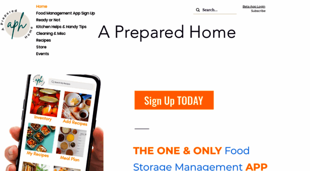 apreparedhome.com - A Prepared Home | Food Storage... - A Prepared Home