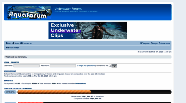 aquafans.net - Underwater Forums - Index page - Aquafans