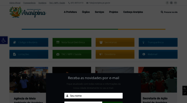 araripina.pe.gov.br - Início - Prefeitura Municipal ... - Araripina Pe