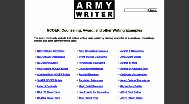 armywriter.com - Army Writing Examples / Army W... - Army Writer
