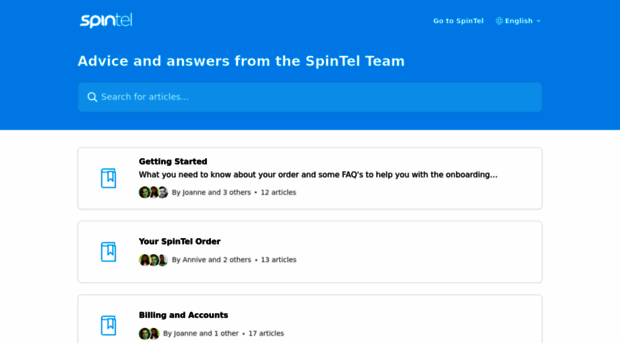 articles.spintel.net.au - Spintel Knowledgebase - Home - Articles Spintel