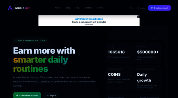 aruble.net - FREE FAUCET | ARUBLE.NET - ARUBLE