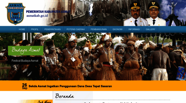 asmatkab.go.id - Pemerintah Kabupaten Asmat - P... - Asmat Kab