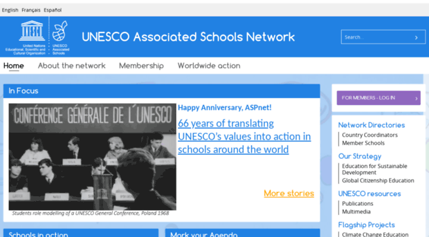 aspnet.unesco.org - UNESCO Associated Schools Netw... - Aspnet UNESCO
