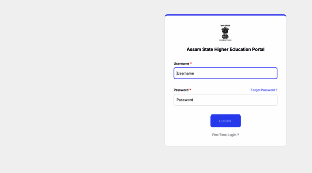 assam.samarth.ac.in - Login - Samarth eGov Suite - Assam Samarth