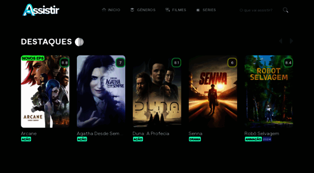 assistir.biz - Assistir | Página Inicial - Os... - Assistir