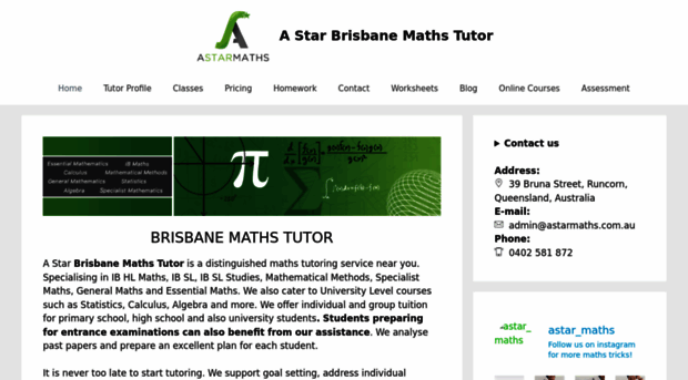 astarmaths.com.au - Brisbane Maths Tutor - Learn m... - Astar Maths