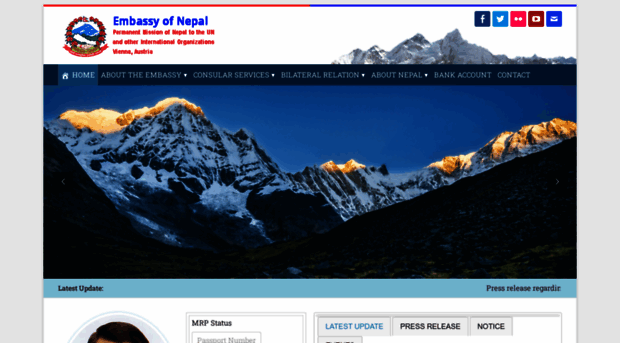 at.nepalembassy.gov.np - Embassy of Nepal, Vienna - At Nepal Embassy