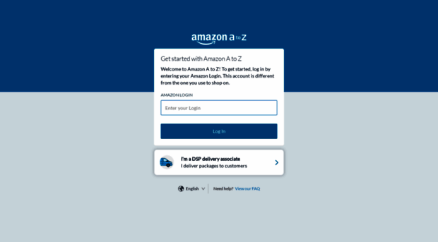 atoz-login.amazon.work - Amazon A to Z Login - A To Z Login Amazon