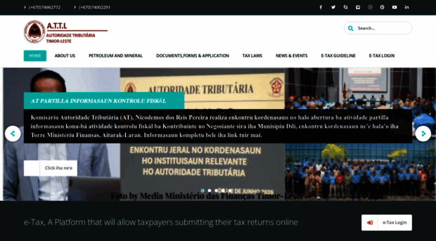 attl.gov.tl - Autoridade Tributária Timor-Le... - ATTL Gov