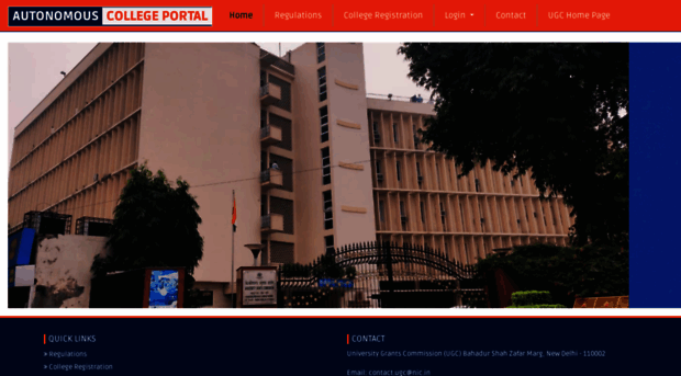 aucollege.ugc.ac.in - UGC | AUTONOMOUS COLLEGES PORT... - Aucollege UGC