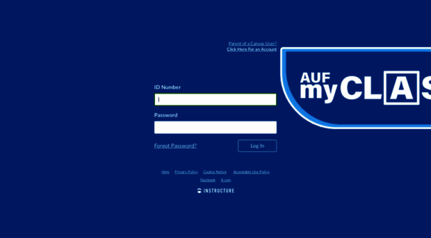 auf.instructure.com - Canvas Login | Instructure - Auf Instructure