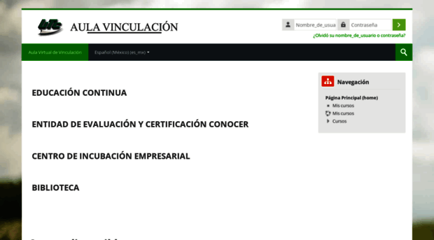 aulavirtual.utc.edu.mx - Aula Virtual de Vinculación - Aula Virtual Utc