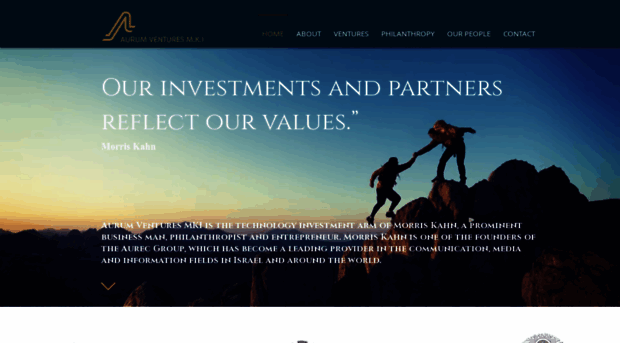 aurum.co.il - Aurum venturs | Morris Kahn | ... - Aurum