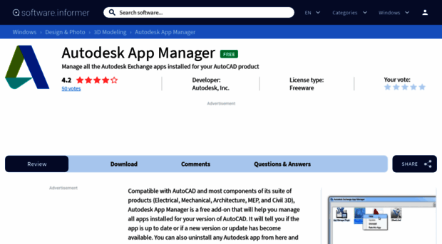 autodesk-app-manager.informer.com - Autodesk App Manager Download ...