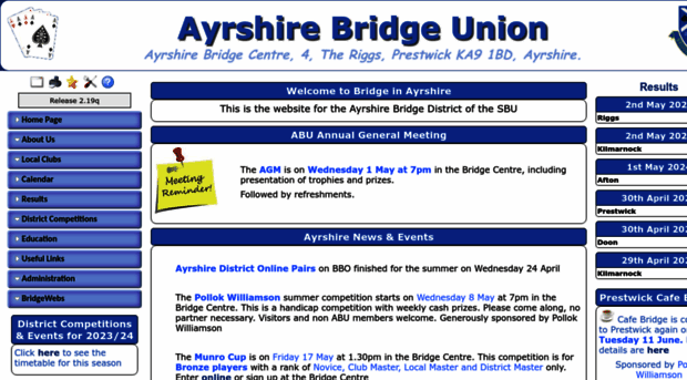 ayrshirebridge.co.uk - Ayrshire Bridge Union, Ayrshir... - Ayrshire Bridge