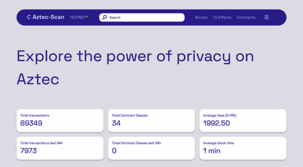 aztecscan.xyz - Aztec-Scan - Aztec Scan