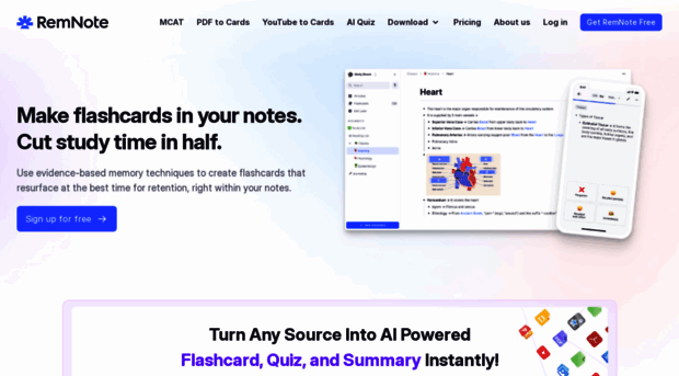 backend.remnote.com - RemNote - The all-in-one tool ... - Backend Rem Note