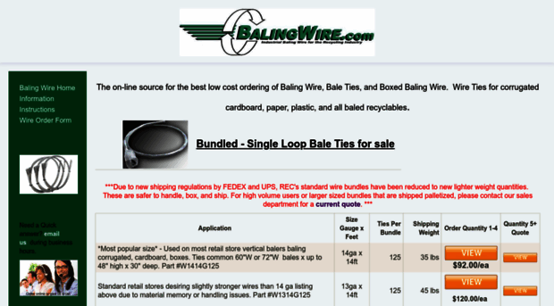 balingwire.com - Baling Wire, Bale Wire, Bale T... - Baling Wire