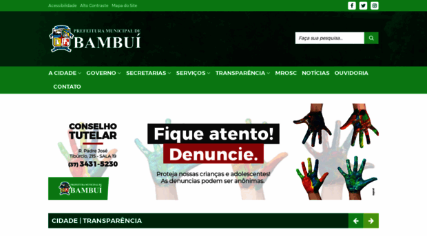 bambui.mg.gov.br - Prefeitura de Bambuí - Bambui Mg