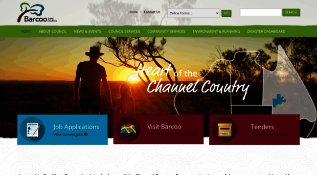 barcoo.qld.gov.au - Home - Barcoo Shire Council - Barcoo Qld Gov