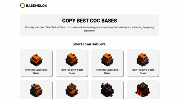 basemelon.com - Copy Best COC Bases 2025 • Bas... - Base Melon