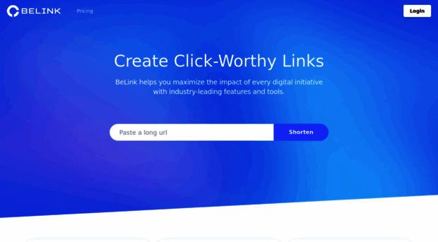 belink.io - BeLink - URL Shortener. - Be Link
