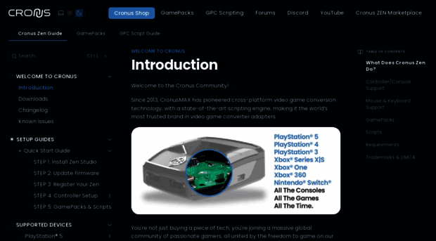 beta.cronusmax.com - Introduction - Cronus Zen Guid... - Beta Cronus Max