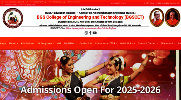 bgscet.ac.in - BGS College of Engineering and... - BGSCET