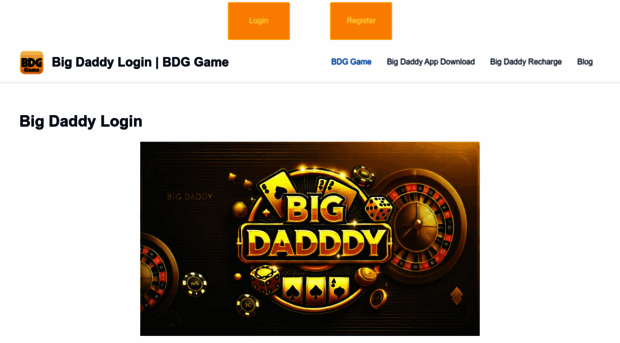 bigdaddy-game.org.in - Big Daddy Login | BDG Game - Big Daddy Game