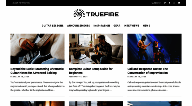 blog.truefire.com - TrueFire Blog - Guitar Lessons - Blog True Fire