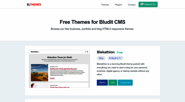 blthemes.pp.ua - Free Themes for Bludit CMS - B... - Bl Themes Pp