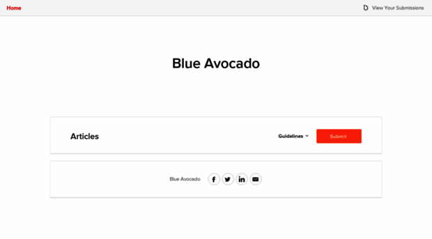 blueavocado.submittable.com - Blue Avocado Submission Manage... - Blue ...