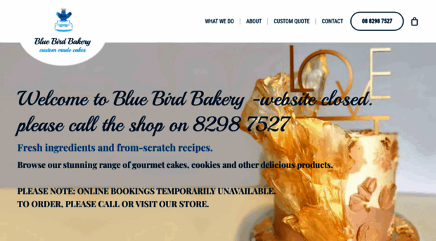 bluebirdcakes.com.au - Blue Bird Bakery : An original... - Blue Bird Cakes