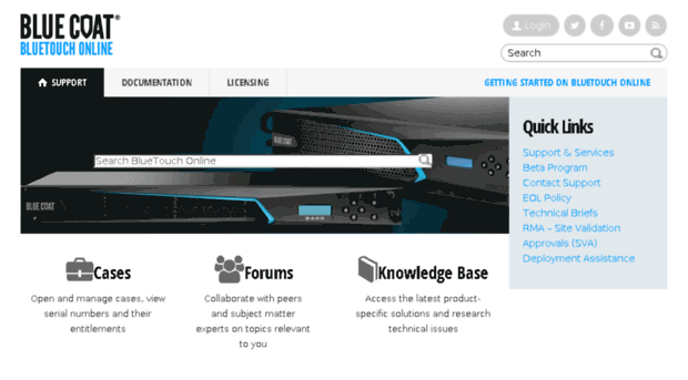 bluecoat.flexnetoperations.com - Home | Blue Coat Systems, Inc. - Blue ...