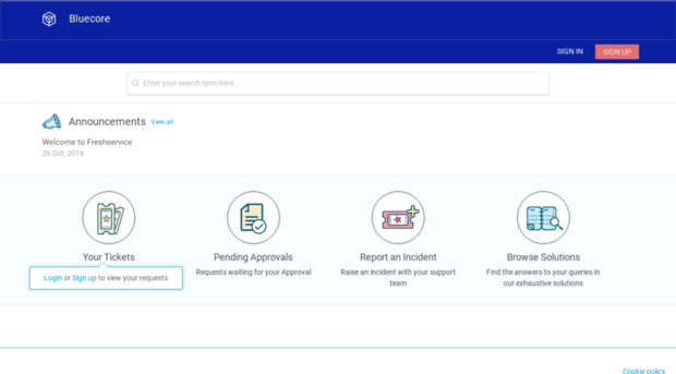 bluecore.freshservice.com - Support : Bluecore - Bluecore Freshservice