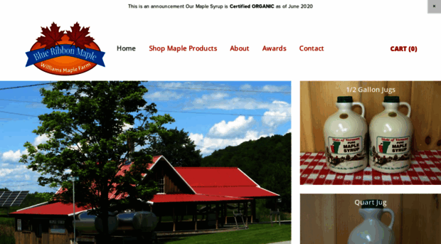 blueribbonvtmaple.com - Blue Ribbon Maple - Blue Ribbon Vt Maple