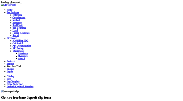 Bmo Deposit Unusual Traffic Detected Bmo Deposit Form Pdffiller