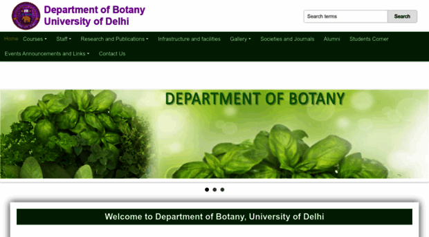 botany.du.ac.in - Home - Botany Du