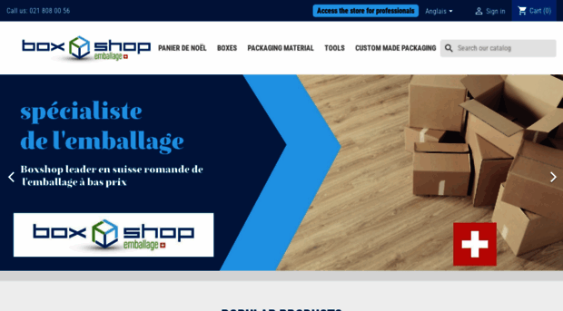 boxshop-emballage.ch - Moving boxes - packing accesso... - Boxshop ...