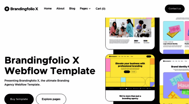 brandingfoliotemplate.webflow.io - Brandingfolio X - Webflow Ecom... - Brandingfolio Template ...