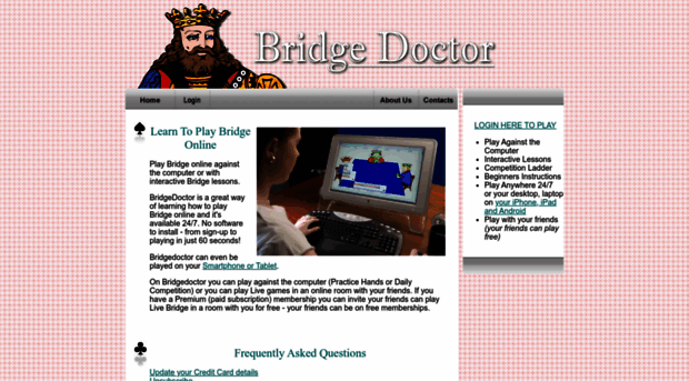 bridgedoctor.com - Play Bridge Online - Bridge Doctor