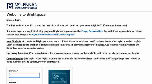 brightspace.mclennan.edu - Login - McLennan Community Col ...