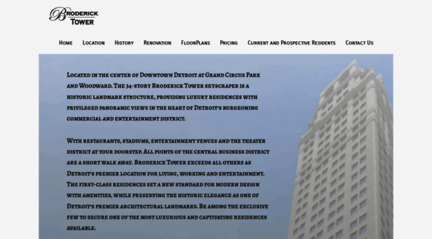 brodericktower.com - Home - Broderick Tower Apartme... - Broderick Tower