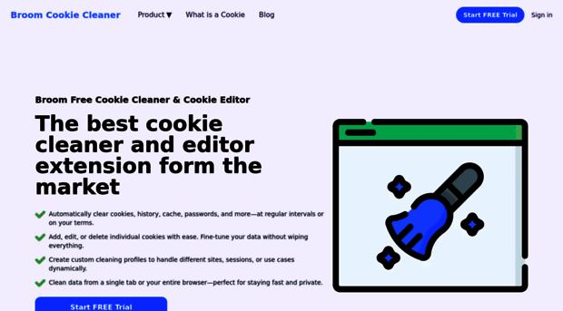 broomcookiecleaner.com - Broom Free Cookie Cleaner & Co... - Broom ...