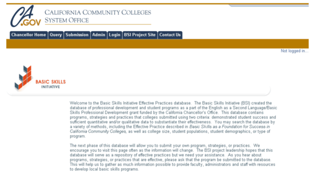 bsi.cccco.edu - BSI - Default Page - BSI Cccco