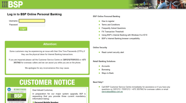 bspib.bsp.com.pg - Bank of South Pacific Limited - Bspib Bsp