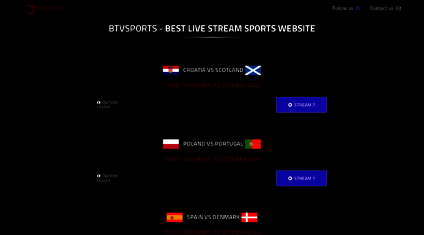 btvsports.lol - BTVSports - Live Streaming Spo... - BTVSports