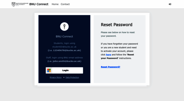 bucksconnect.bucks.ac.uk - BNU Connect - Bucks Connect